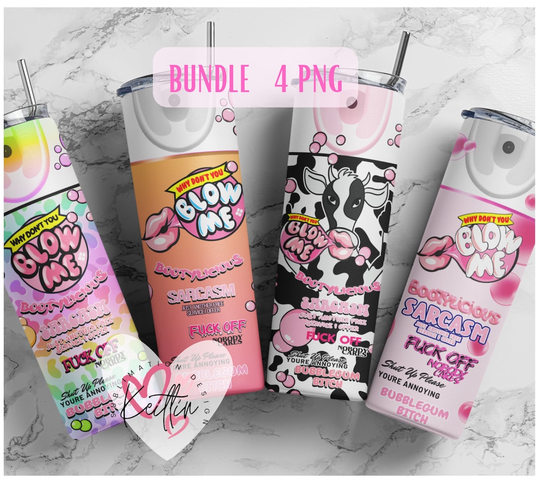 Bundle Blow Me Tumbler | Bubblelicious | Spray Can | Bubbles | Funny ...