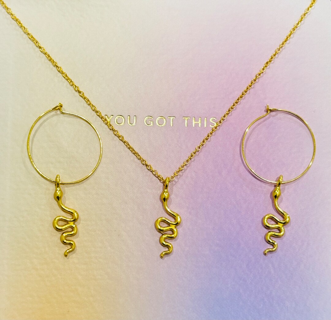 Taylor Swift Reputation Album Era Inspired Necklace Earrings Bundle - Etsy