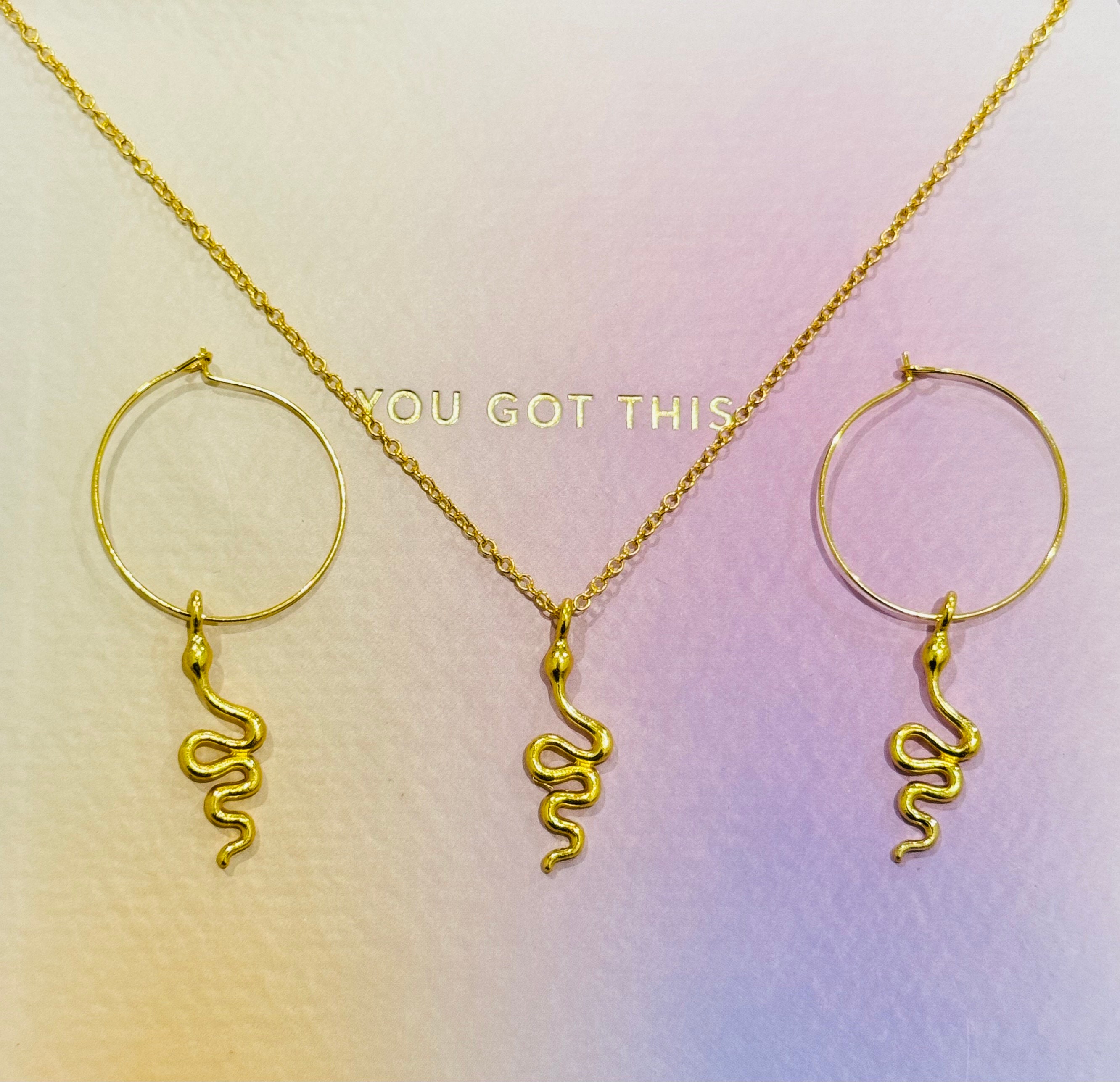 Taylor Swift Reputation Album Era Inspired Necklace Earrings Bundle - Etsy