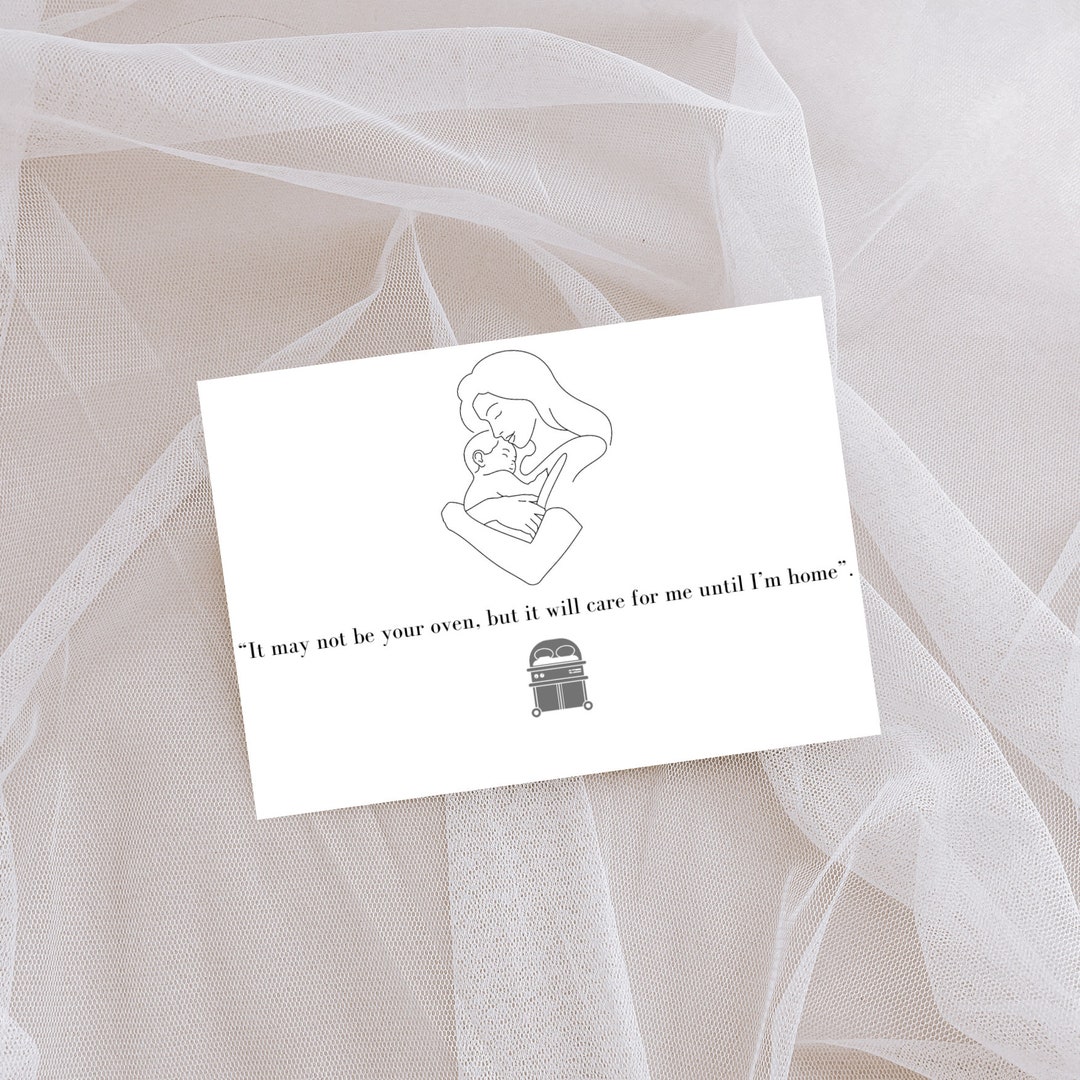 Comfort Card for NICU Parents - Etsy