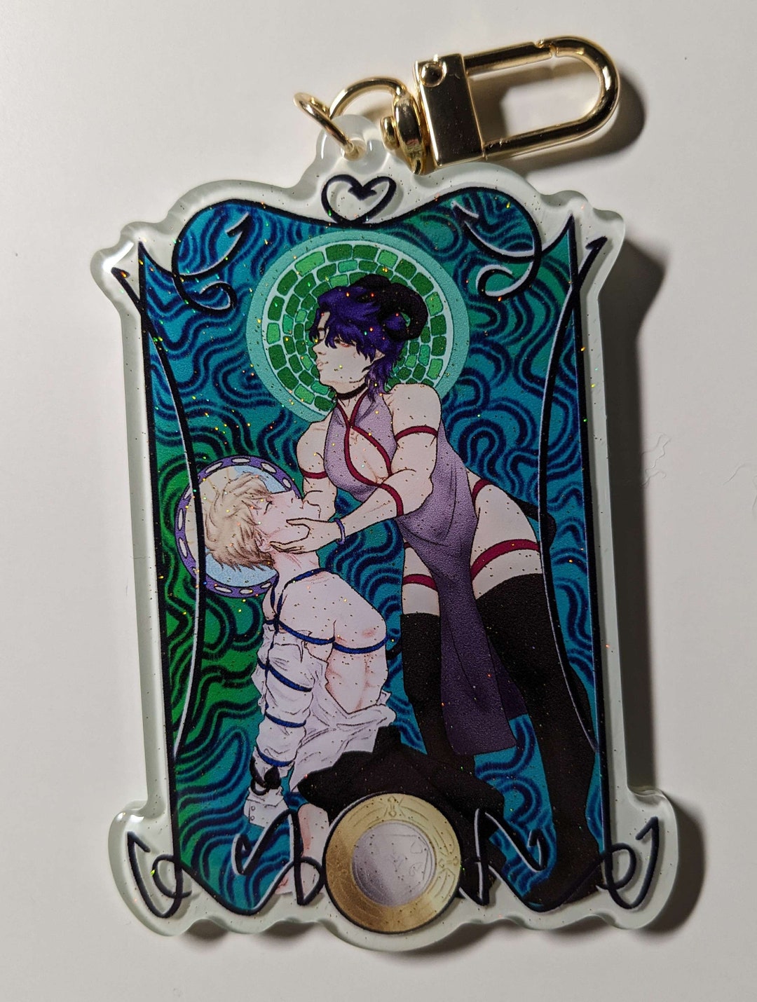 Twilight: an Art Nouveau Inspired Halloween Themed Sampard Glow-in-the ...
