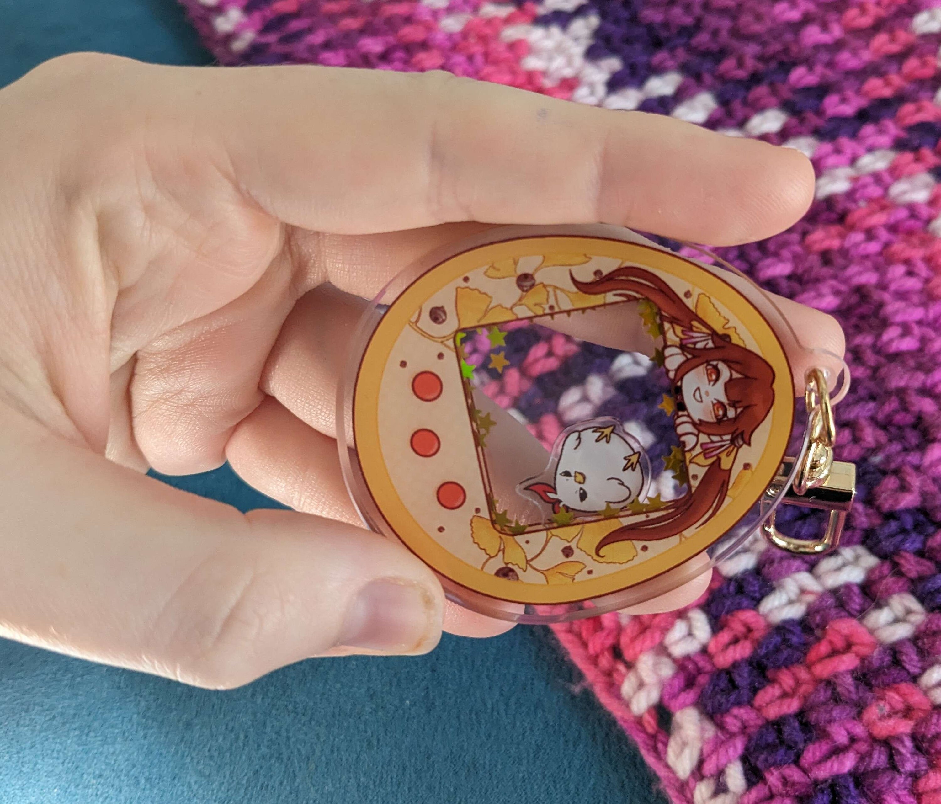 Sushang Phoenix Shaker Charm Keychain - Etsy