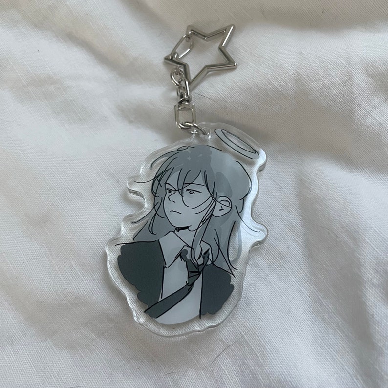 Angel Devil Keychain CSM - Etsy