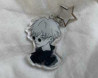 Gojo Satoru & Geto Suguru Keychain JJK Inspired Jewelry Polymer Clay ...