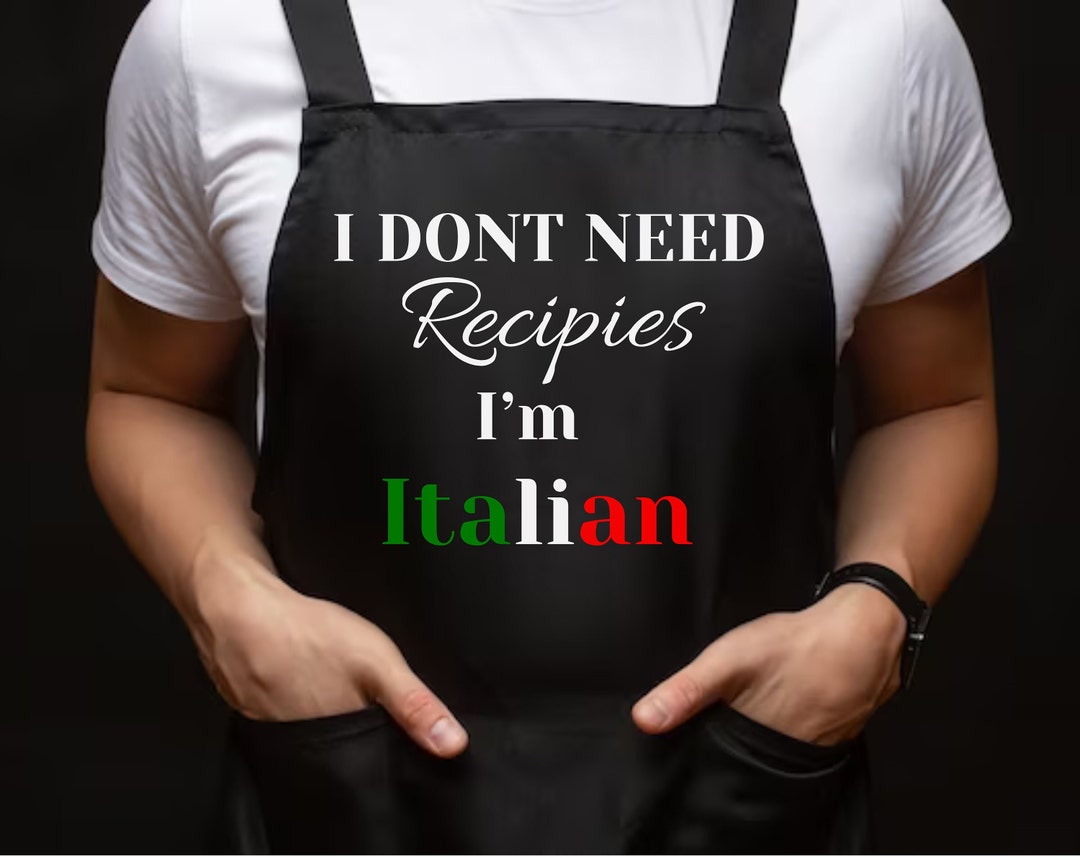 Funny Italian Apron, Gift for Italian Chef, Gift for Him, BBQ ...
