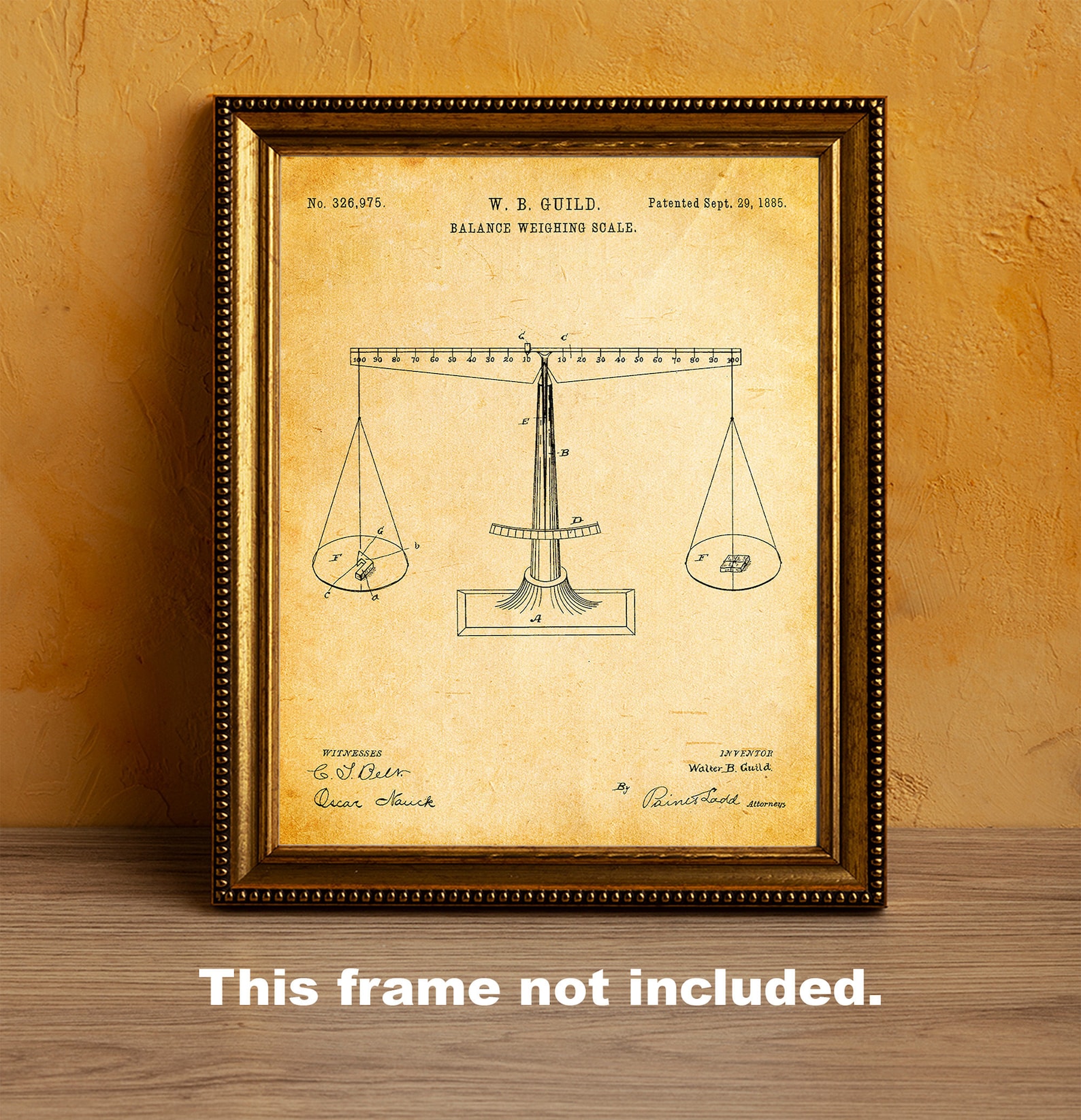 Scales of Justice Patent Posters, Legal Wall Art for Law Professionals ...