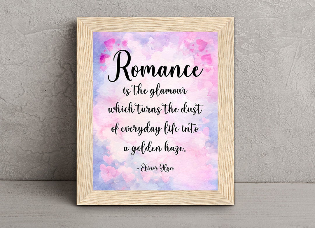 Romantic Wall Art, Love Quote Poster for Him or Her, Romantic Quote ...
