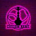 Custom Shisha Hookah Wood Wall Art With Rgb Led Light, Custom Shisha ...