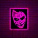 Joker Heath Ledger Wood Wall Art With Rgb Led Light, Joker Room Decor ...