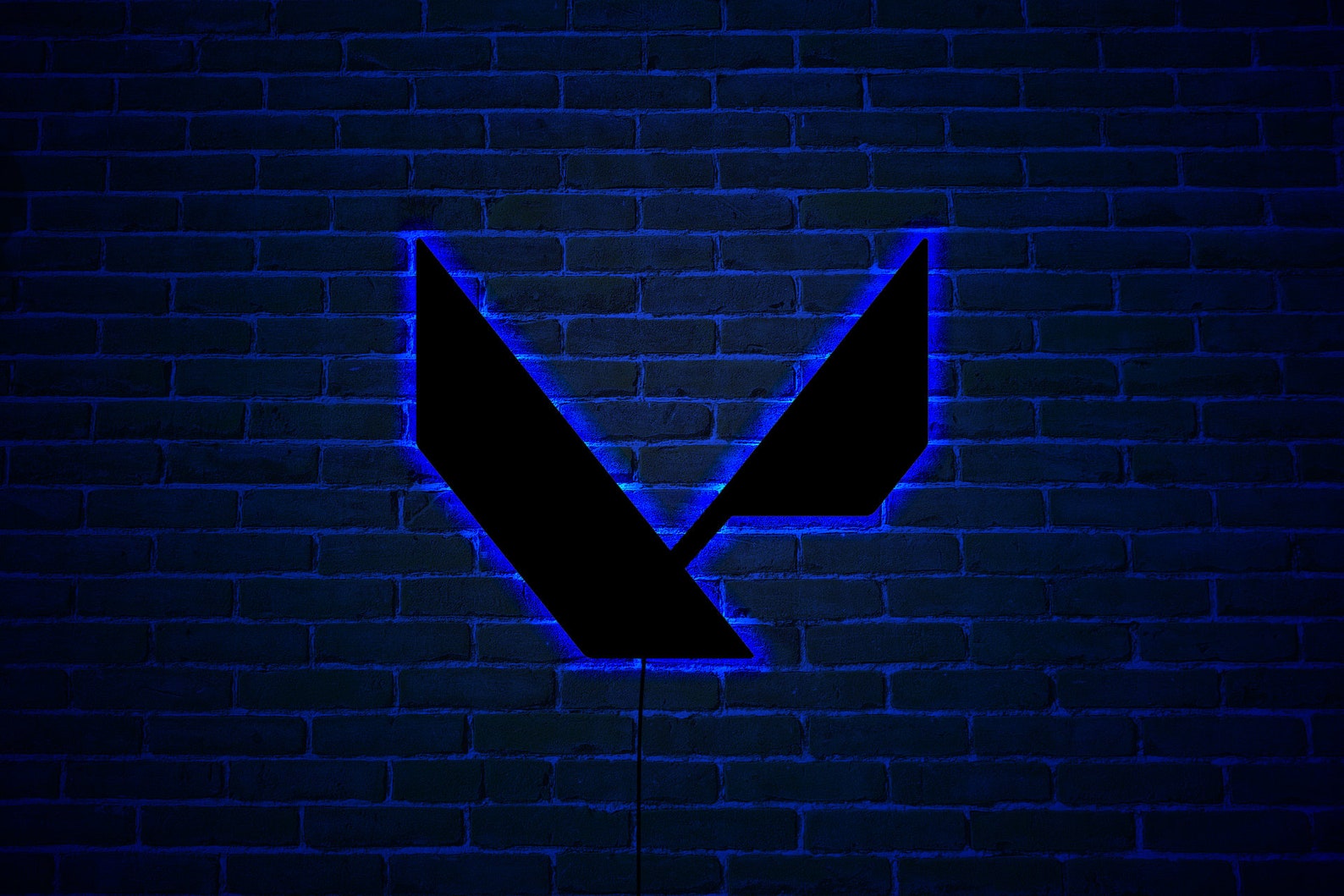 Valorant Wood Wall Art With Rgb Led Light, Valorant Room Decor ...