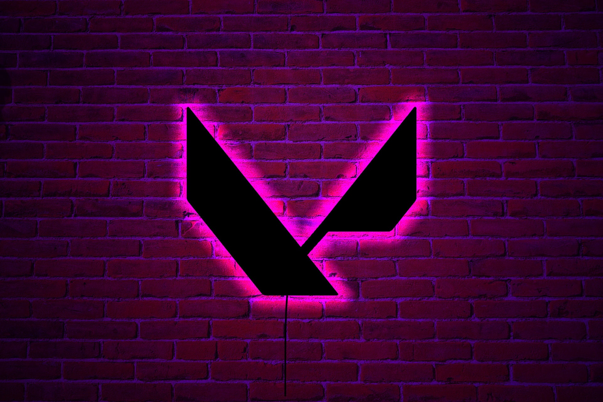 Valorant Wood Wall Art With Rgb Led Light Valorant Room - Etsy