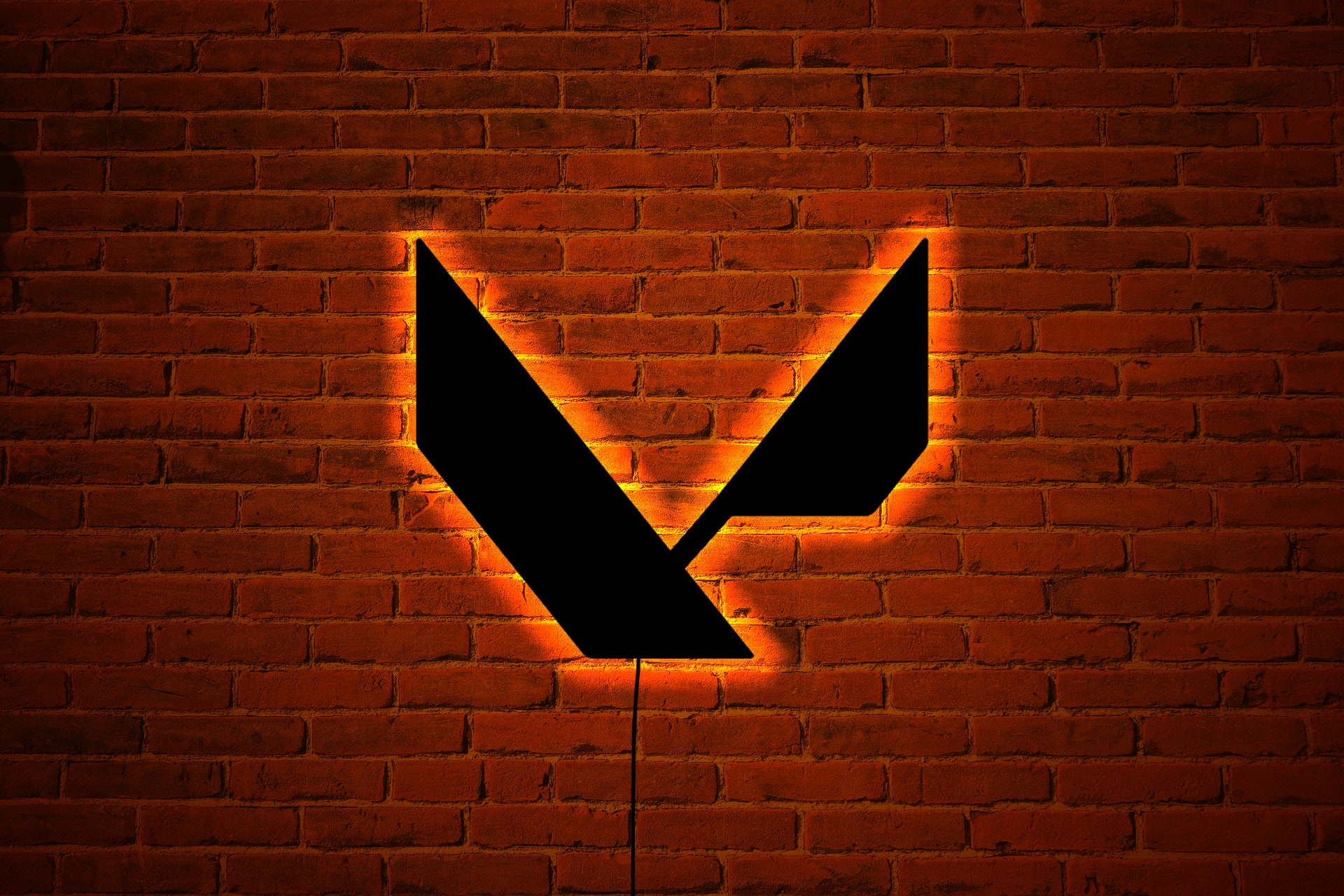 Valorant Wood Wall Art With Rgb Led Light Valorant Room - Etsy