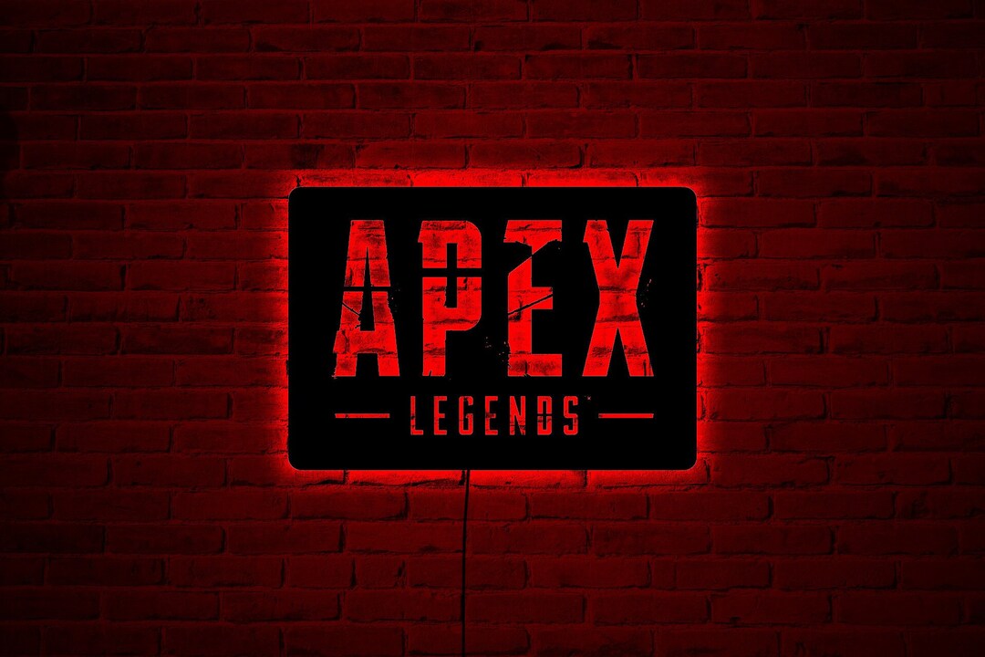 Apex Legends Wood Wall Art With Rgb Led Light, Apex Legends Home Decor ...