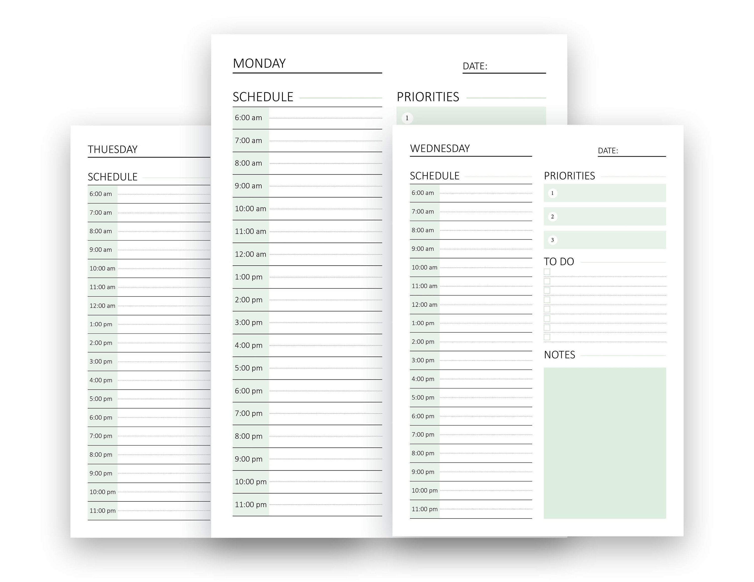 Indesign Planner Template Gtd Planner Printables - Etsy