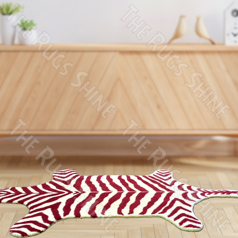 Small Zebra Rug - Etsy