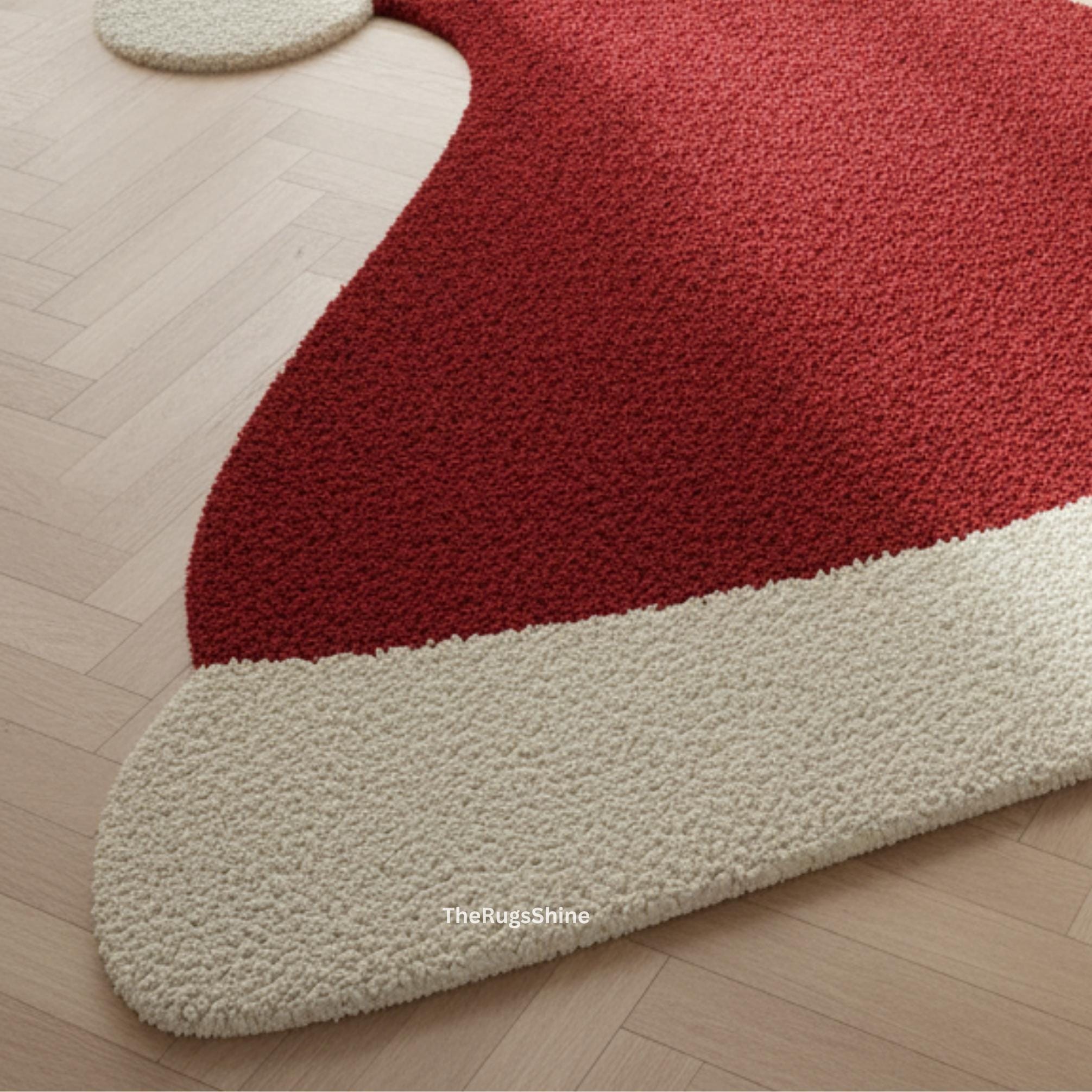 Hand-tufted Wool Santa Hat Rug - Festive Holiday Decor - Etsy