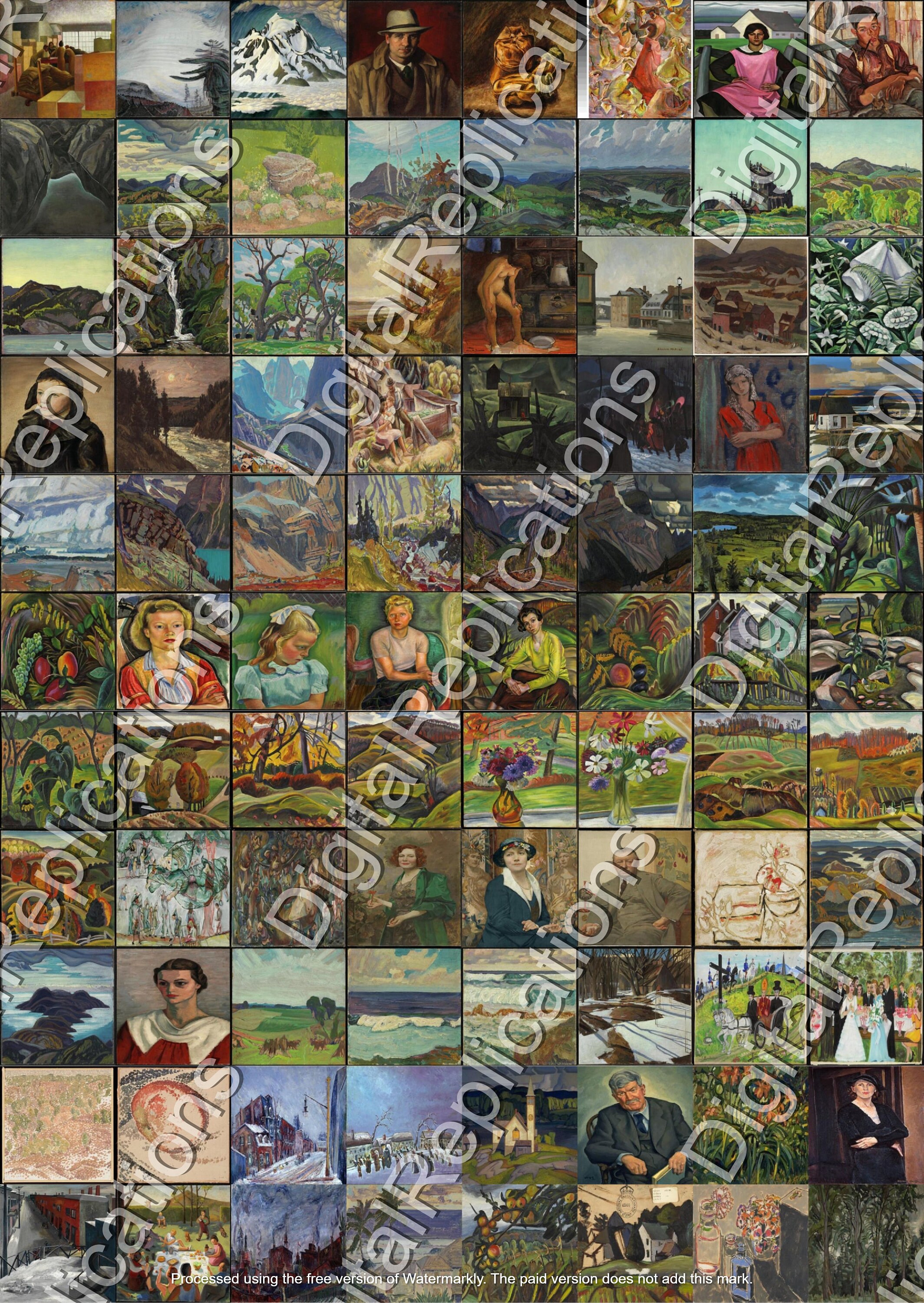 500 Digital Prints of Canadian Paintings 1900-1950 - Etsy