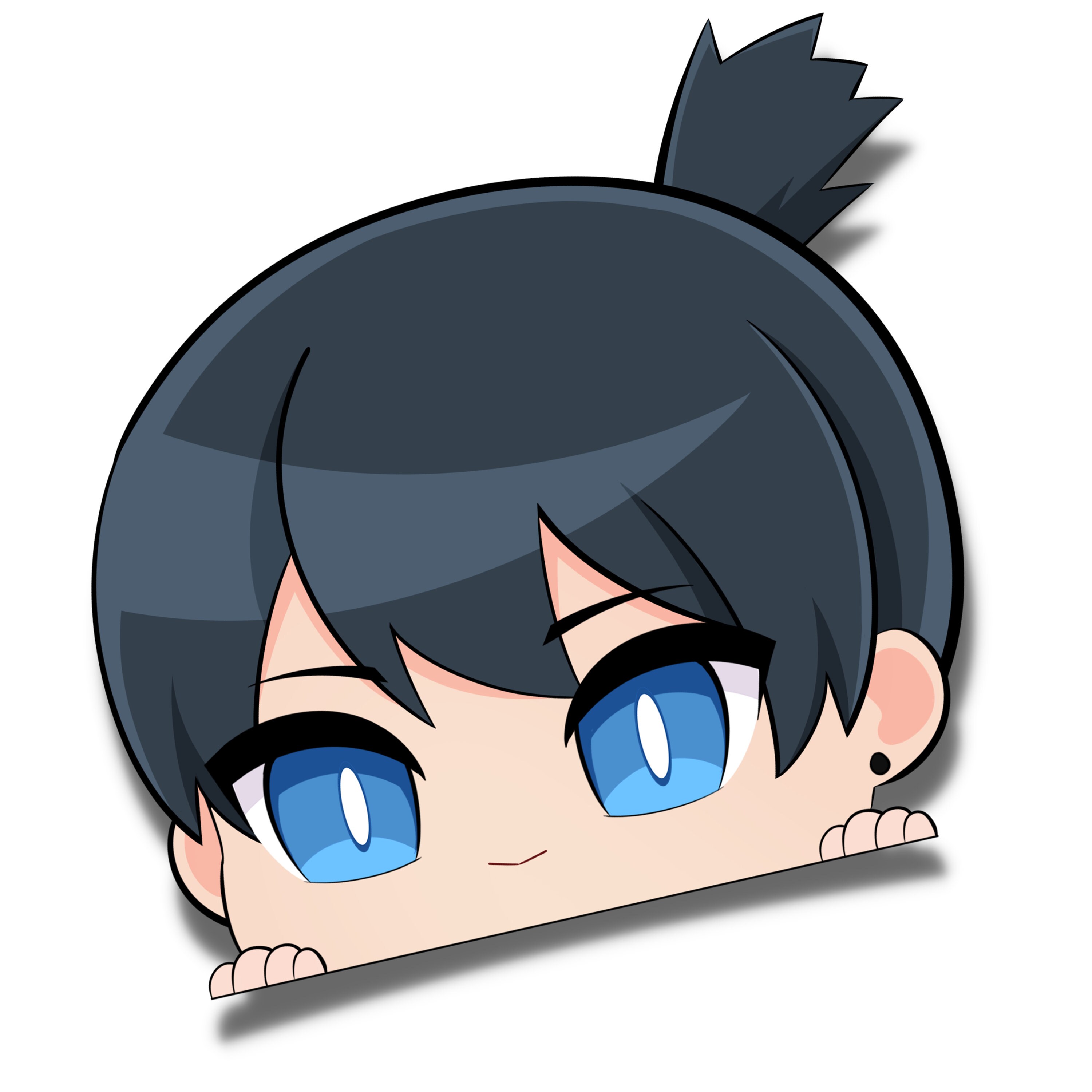 Aki Chibi Peeker Decal - Etsy