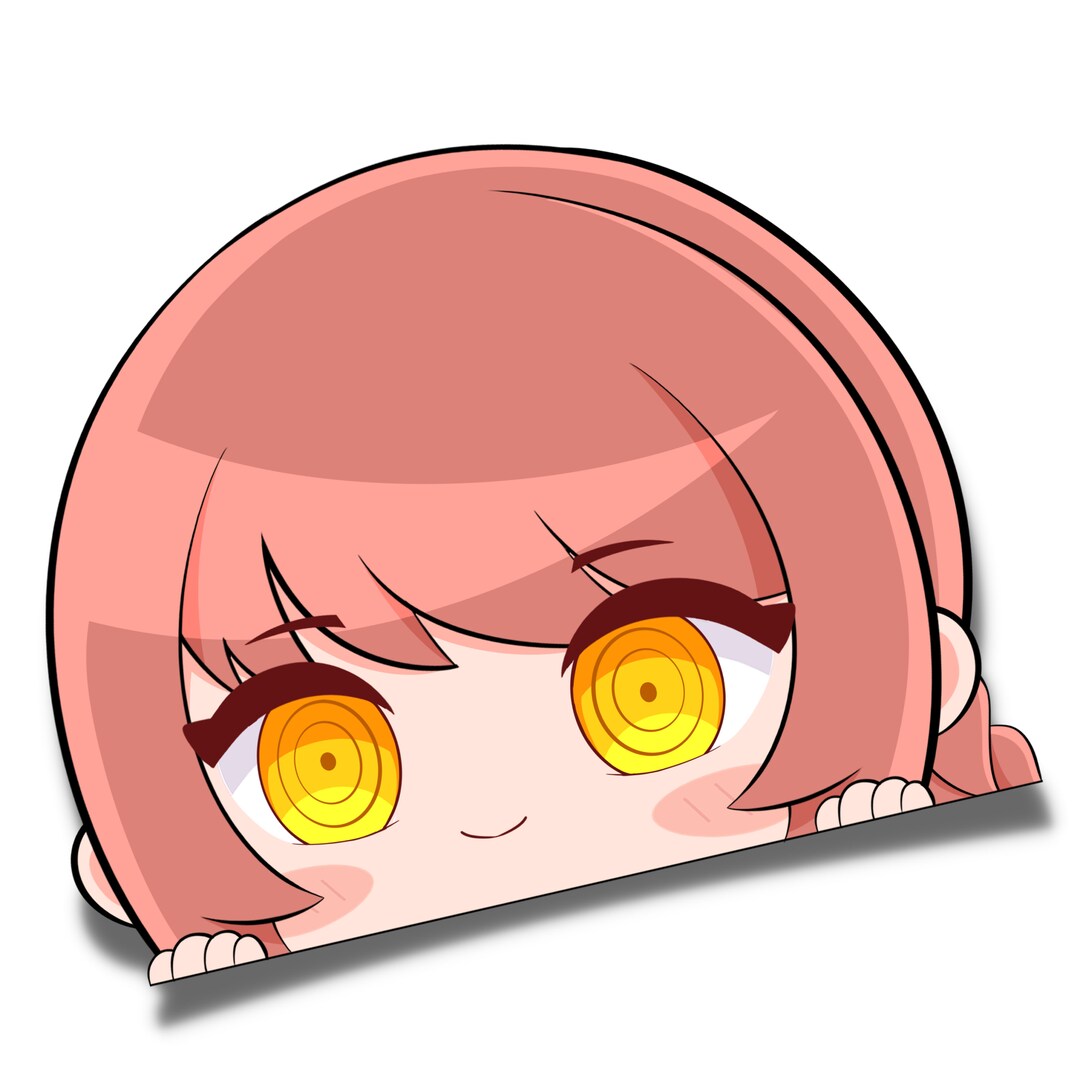 Chainsaw Man Makima Chibi Peeker Decal - Etsy