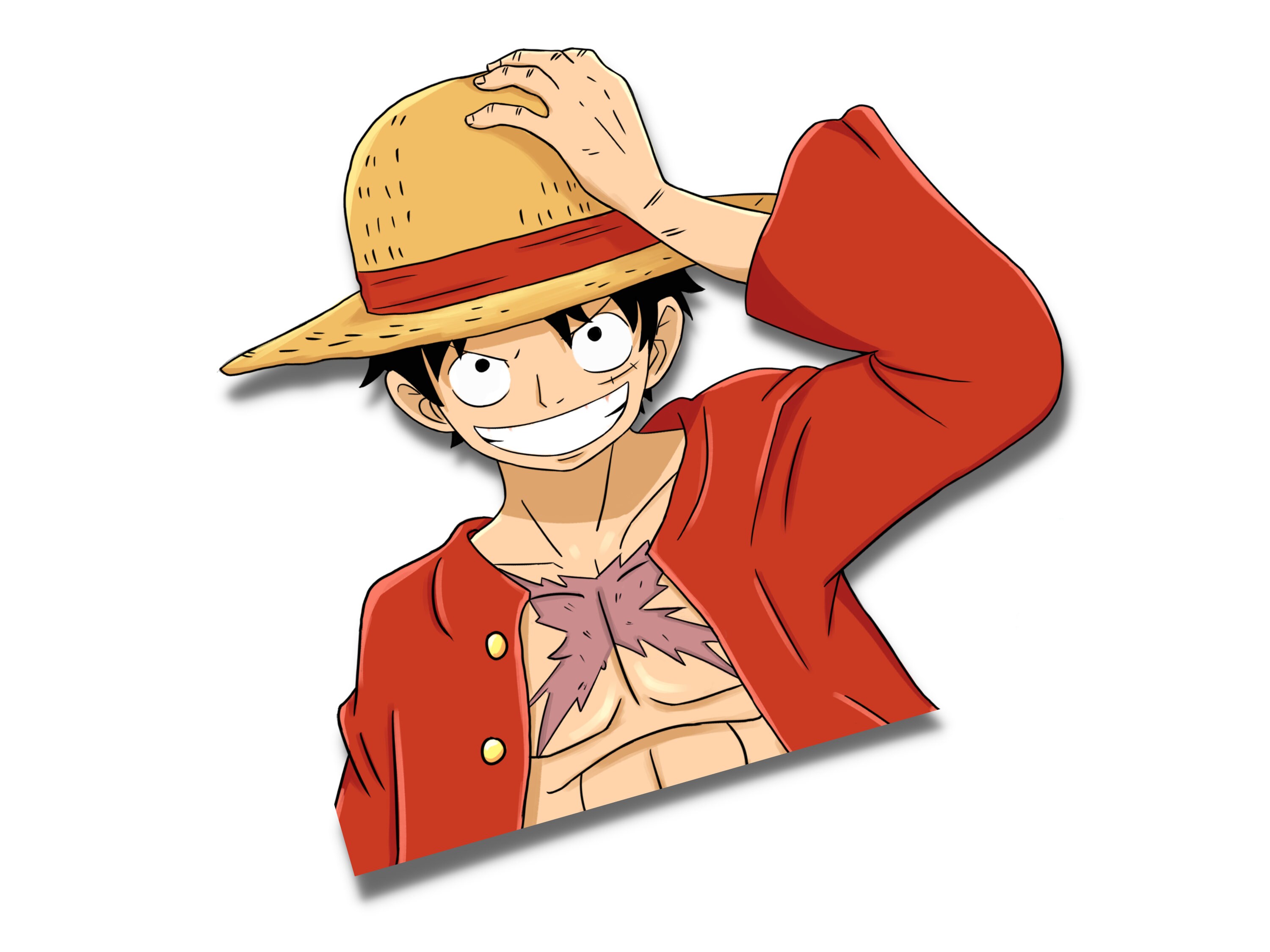 One Piece Monkey D Luffy Decal Ver 1 - Etsy