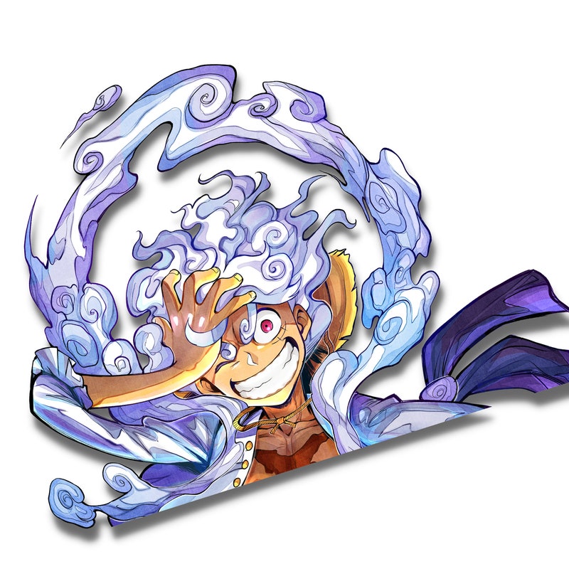 One Piece Luffy Sticker - Etsy