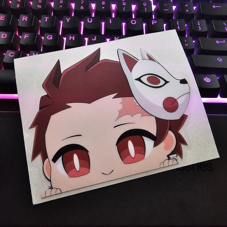 Demon Slayer Tanjiro Sticker Decal - Etsy