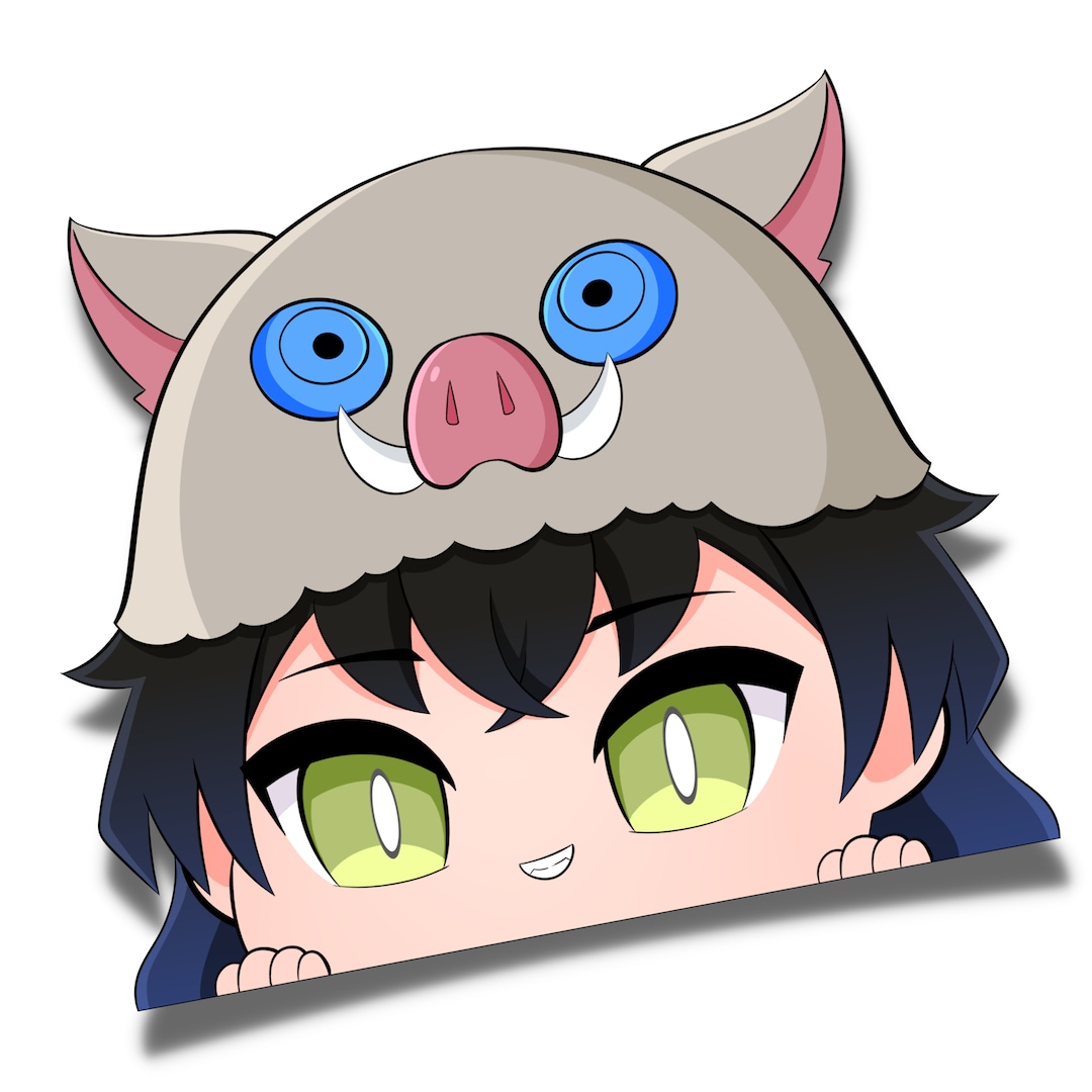 Demon Slayer Inosuke Sticker Decal - Etsy