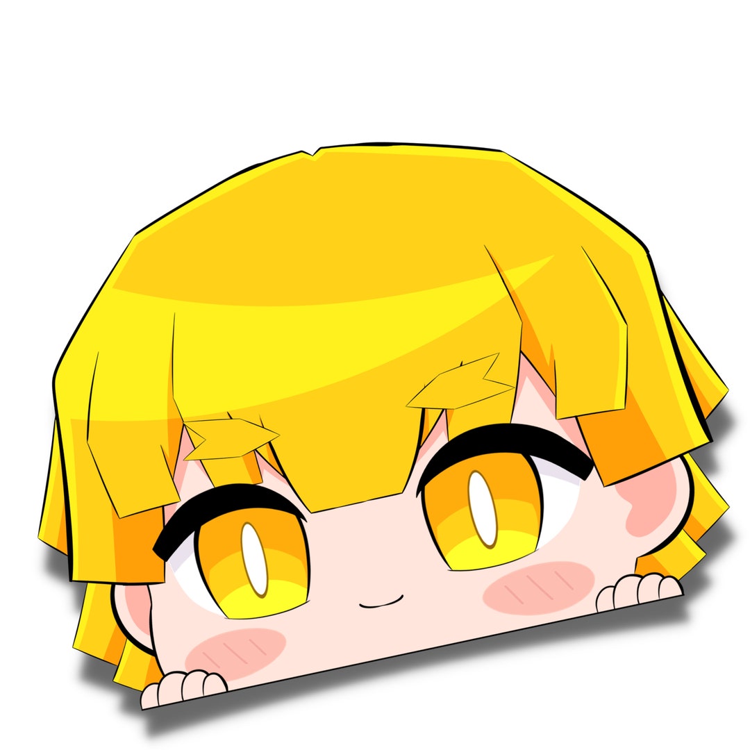 Demon Slayer Zenitsu Sticker Decal - Etsy