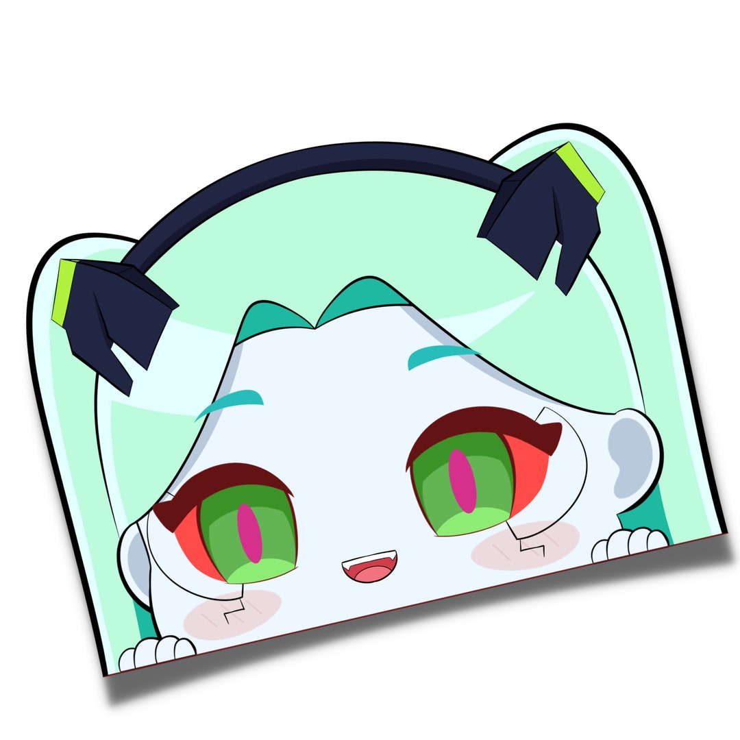 Rebecca Chibi Peeker Decal - Etsy