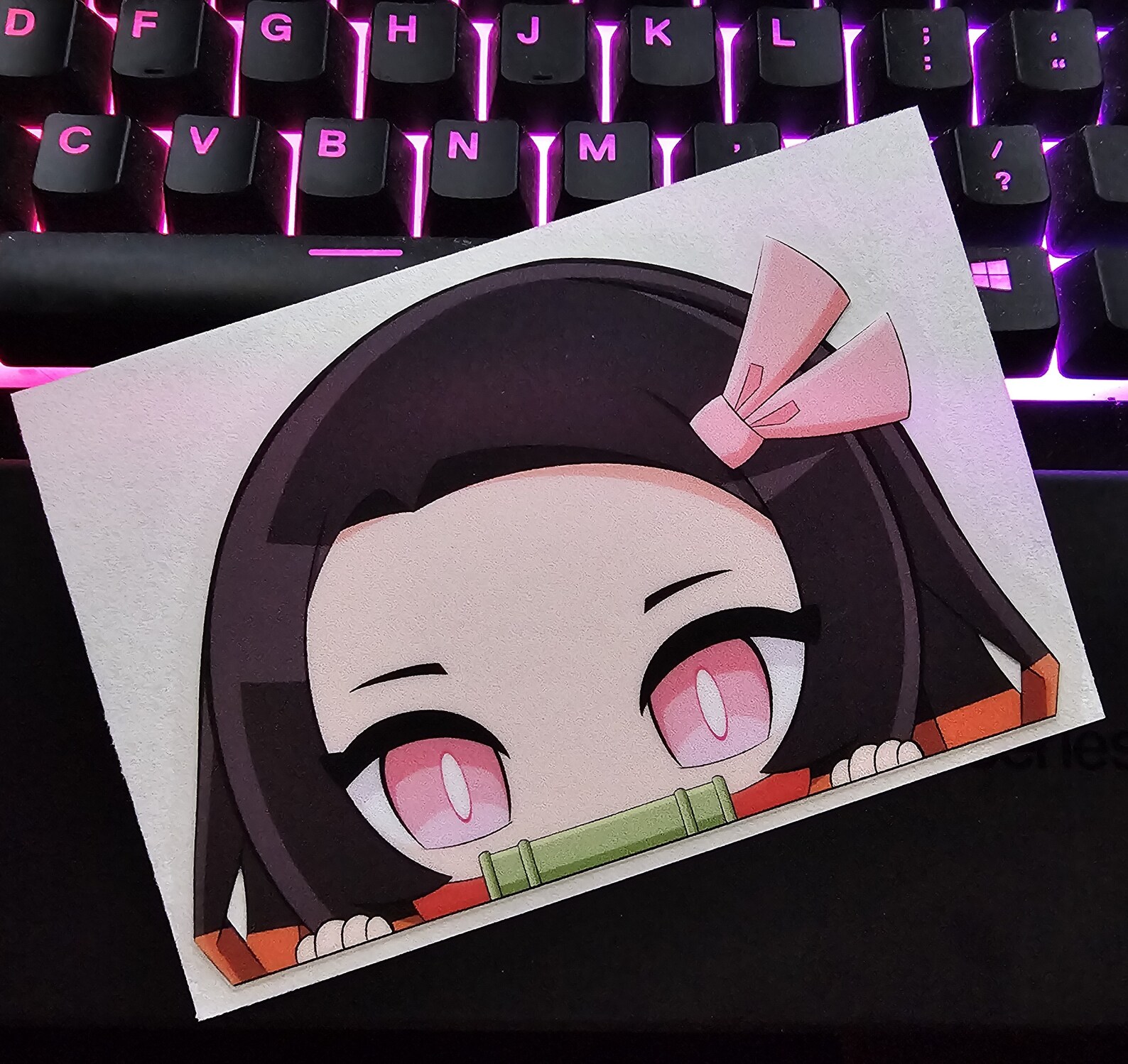 Demon Slayer Nezuko Sticker Decal - Etsy