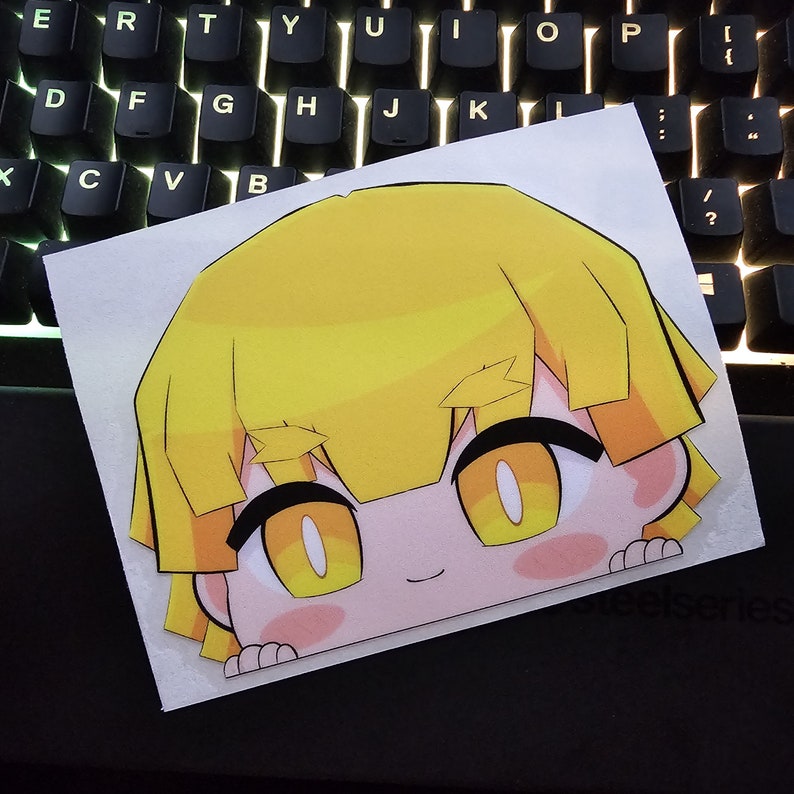 Demon Slayer Zenitsu Sticker Decal - Etsy