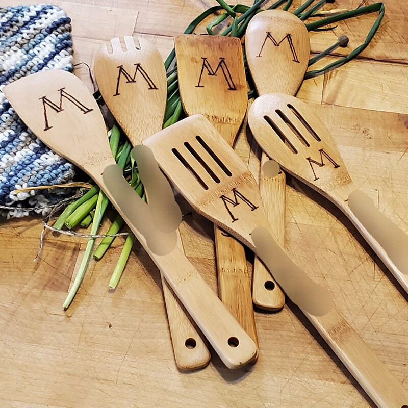Bamboo Spoons - Etsy