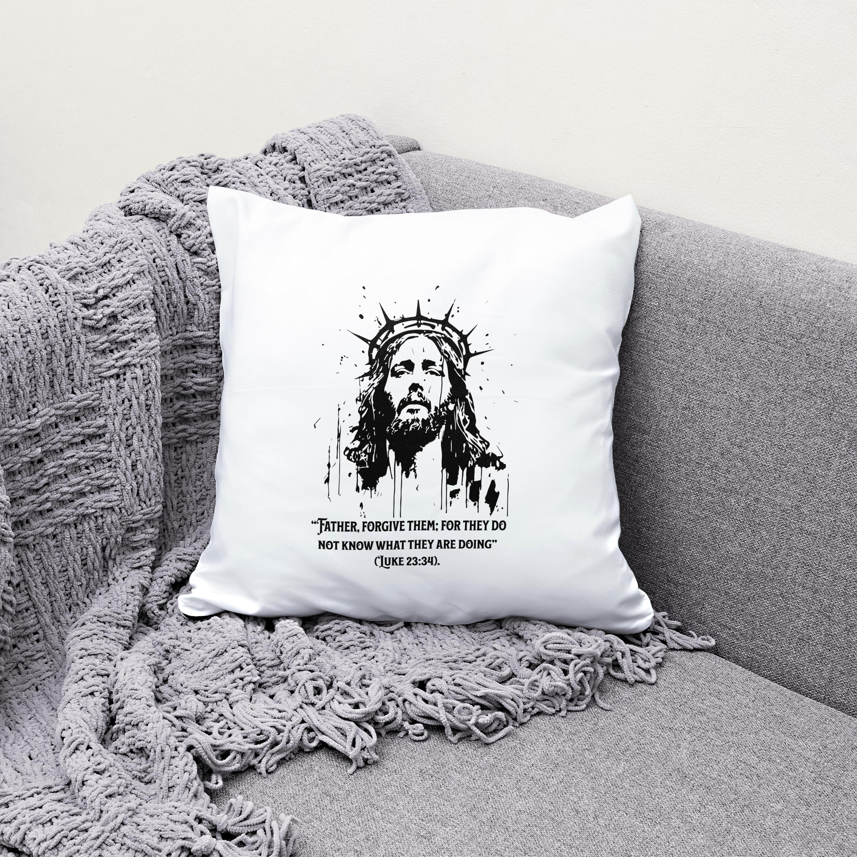Father Forgive Them Bible Verse Print, Religious Wall Art (PDF Download ...