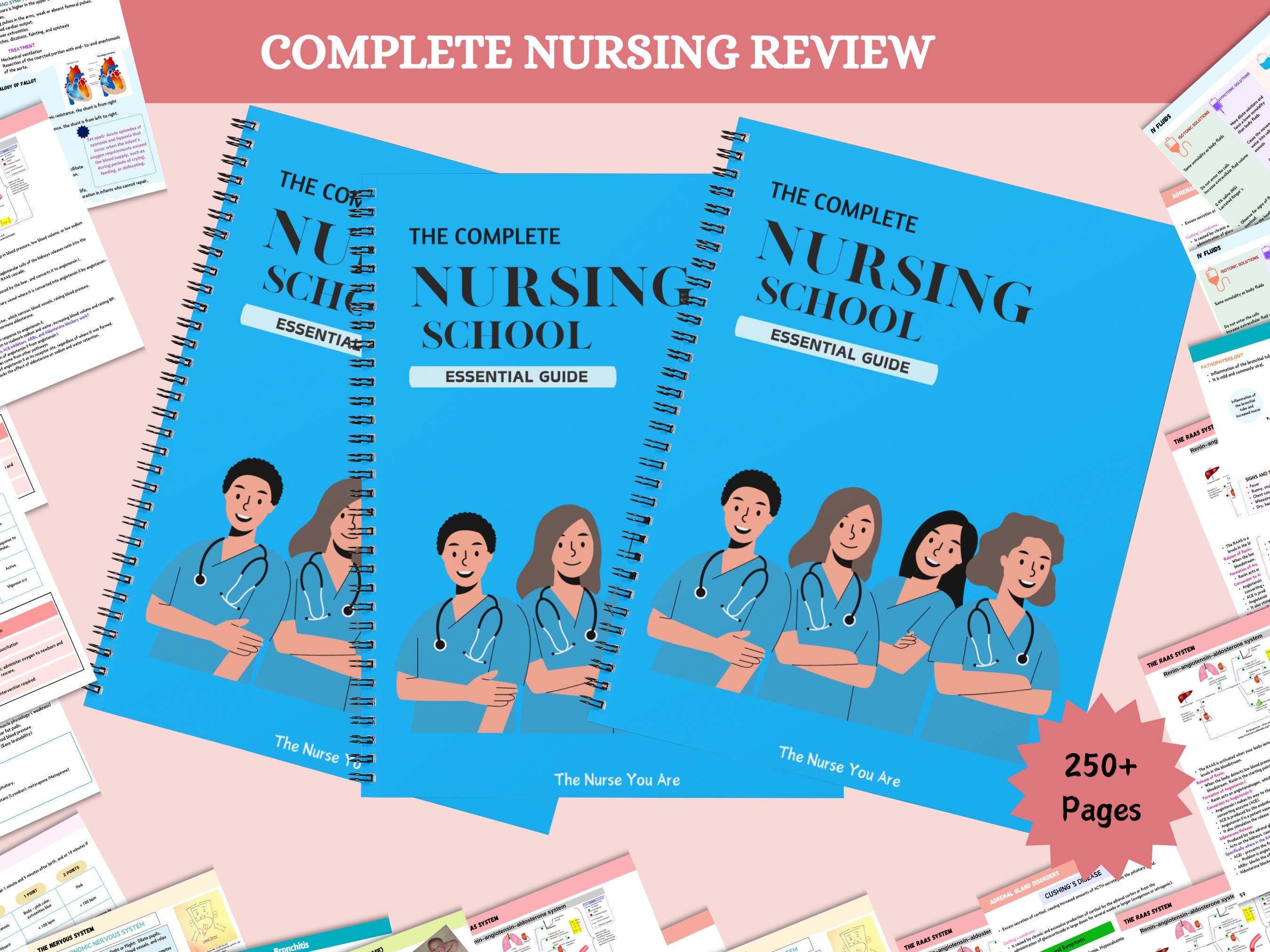 Ultimate PDF Nursing Review Book Study Guide for NCLEX Nursing Exams ...