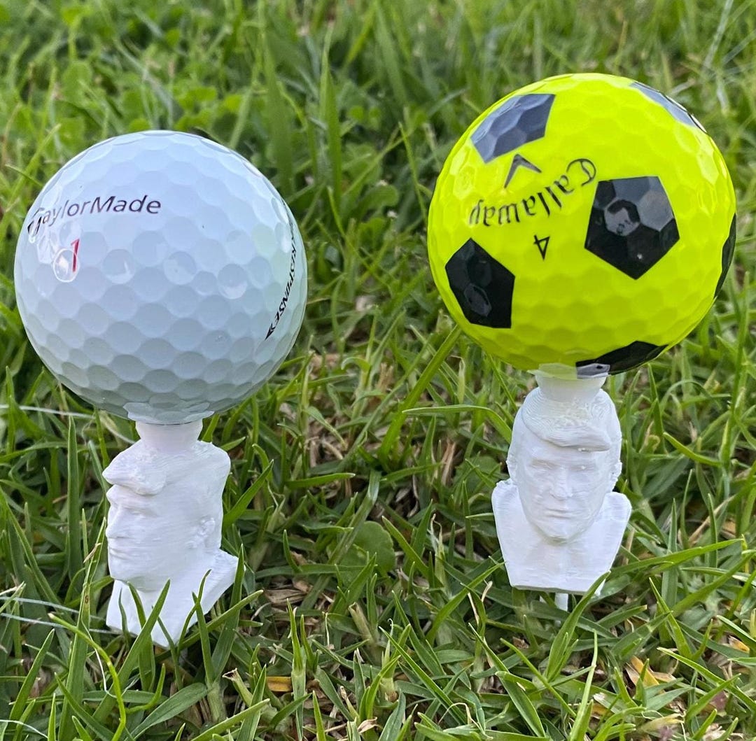 Funny Donald Trump Golf Tees (4) - Funny Gifts for Golfers, Funny Golf ...