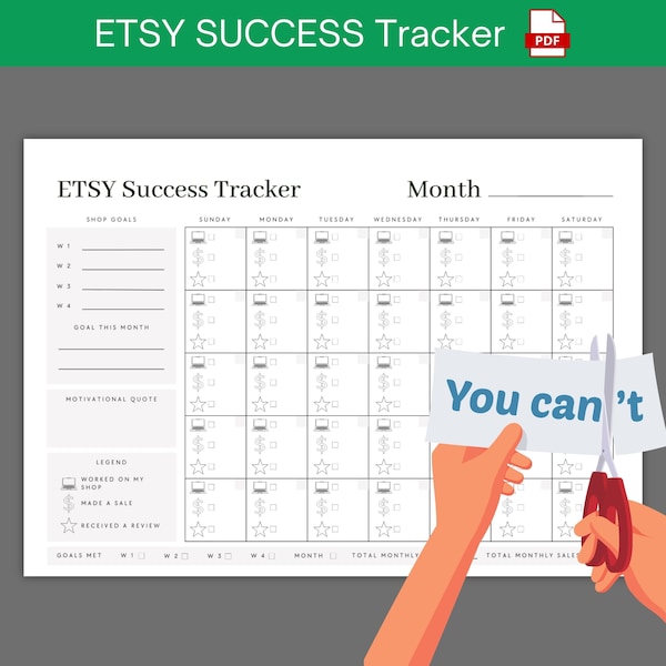 Success Tracker - Etsy