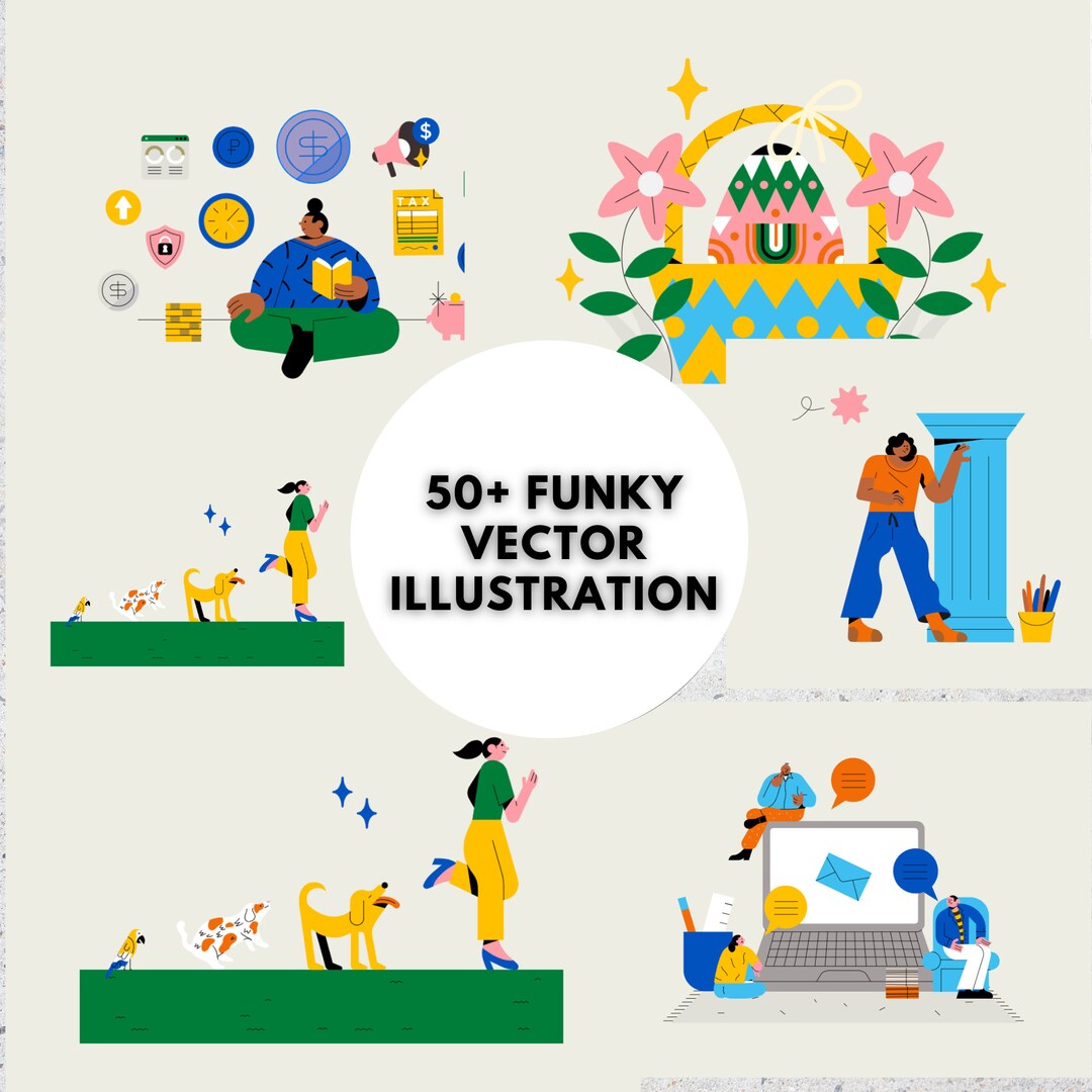 Get Your Funky Vector Illustration, 50+ High Quality Unique ...