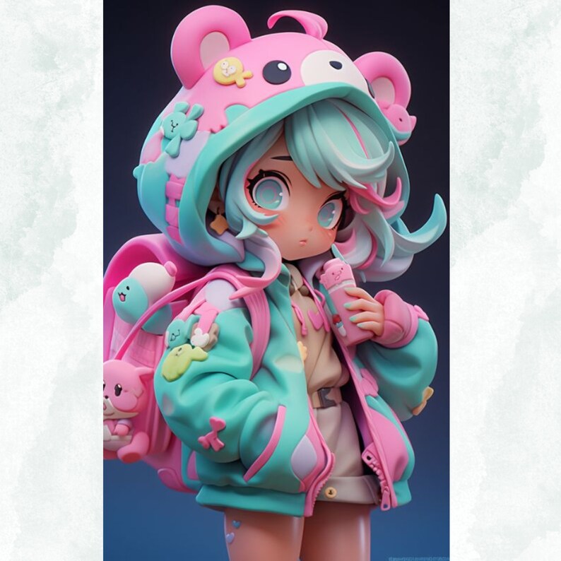 Cute Niji Anime Girl Midjourney Prompt, Ultimate Prompt for Niji Art ...