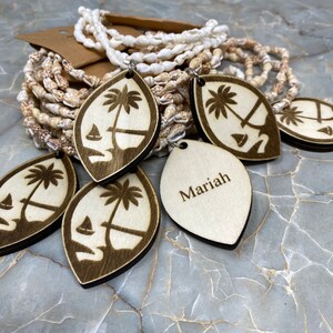 Guam Seal Seashell Necklace CNMI Jewelry Pacific Pride Customized ...