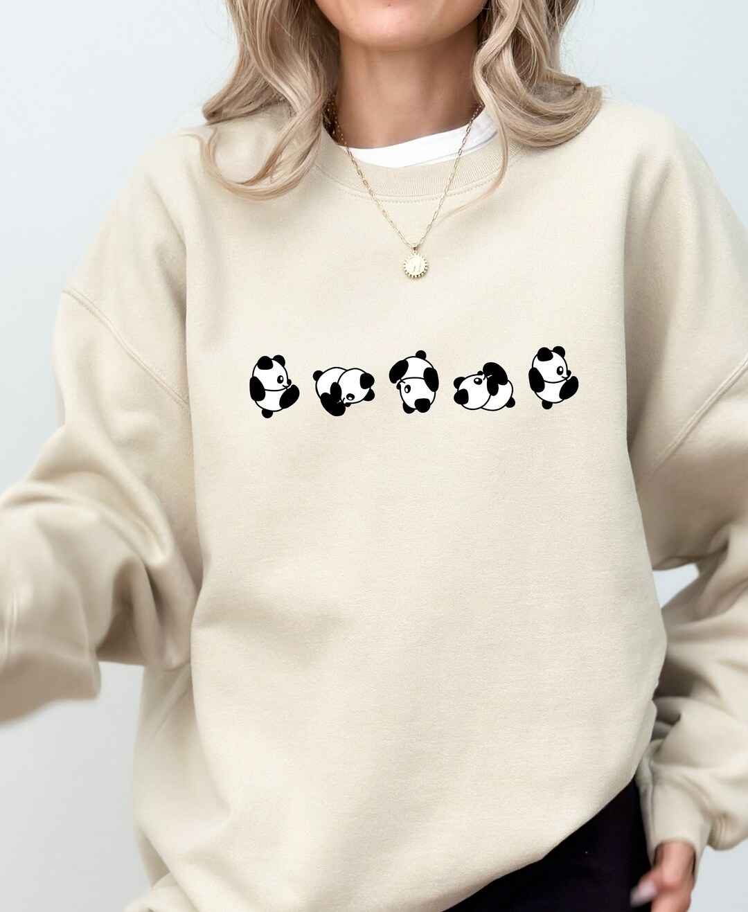 Rolling Cute Panda T-shirt, Funny Panda Shirt, Cute Panda Shirt, Animal ...