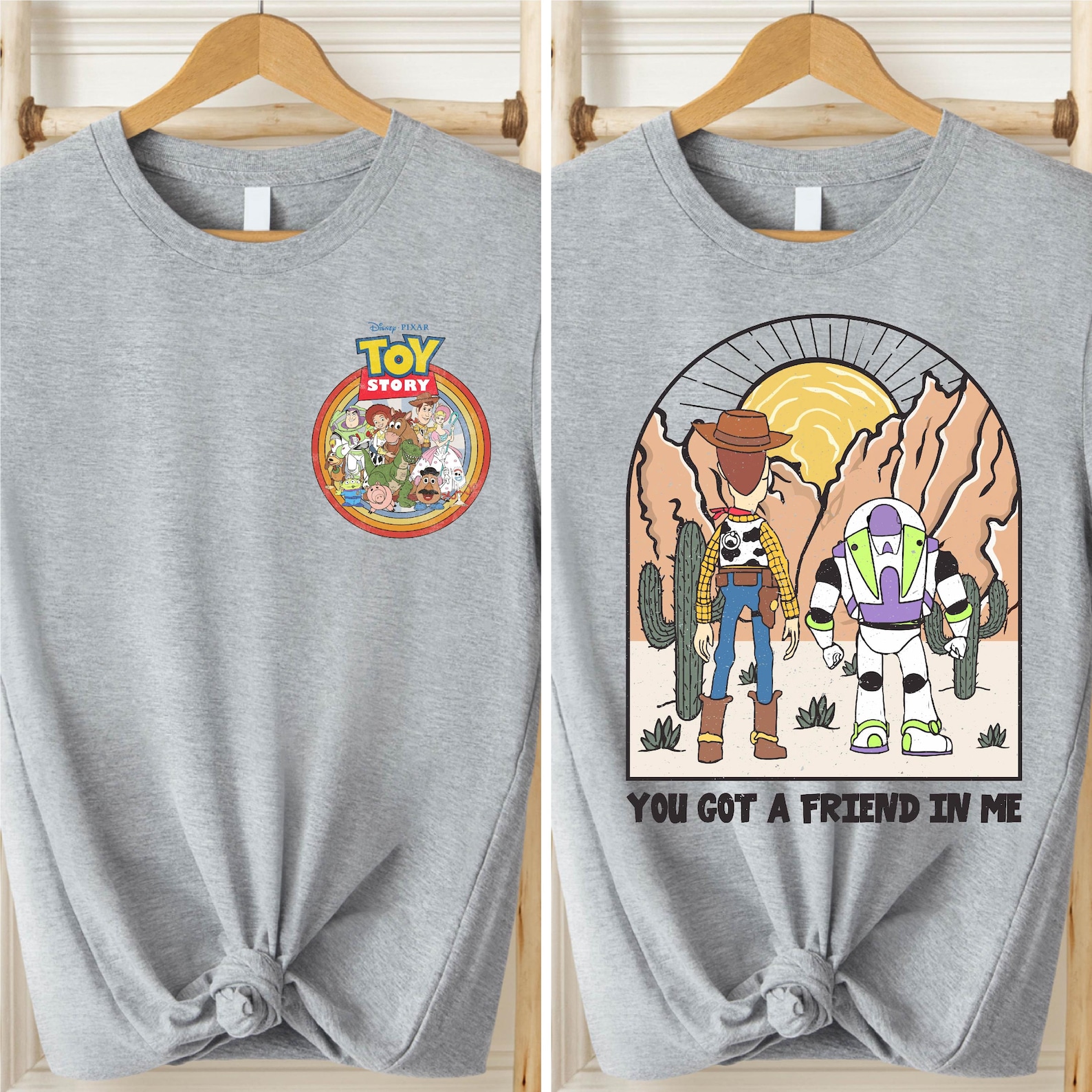 You've Got A Friend in Me Toy Story Front and Back Design Shirt, Toy ...