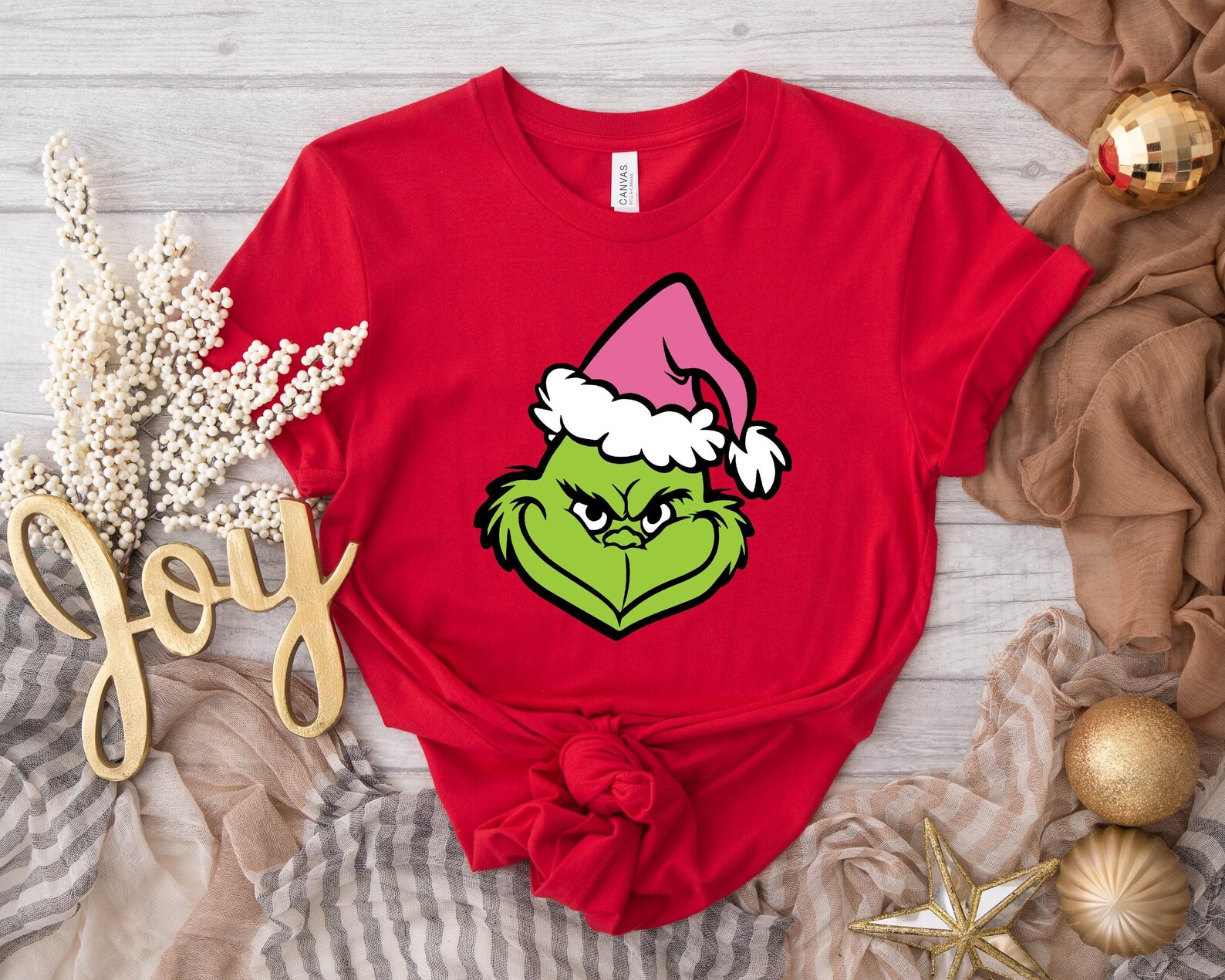 Mr. and Mrs. Grinch Shirt, Matching Grinch Christmas Tee, Funny Holiday ...