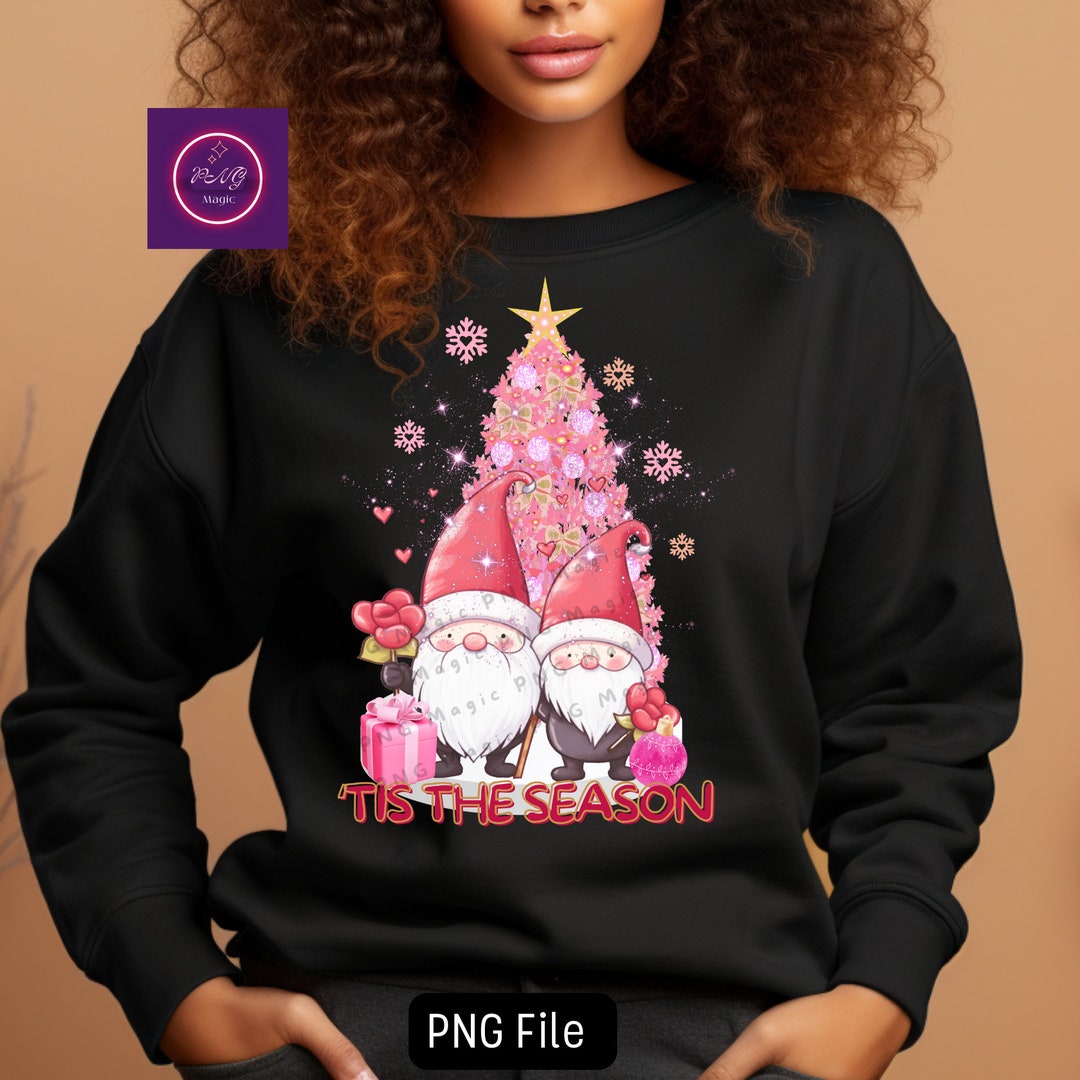 Christmas Gnome PNG Tis the Season Gnome Decor Holiday Gnome Figurines ...