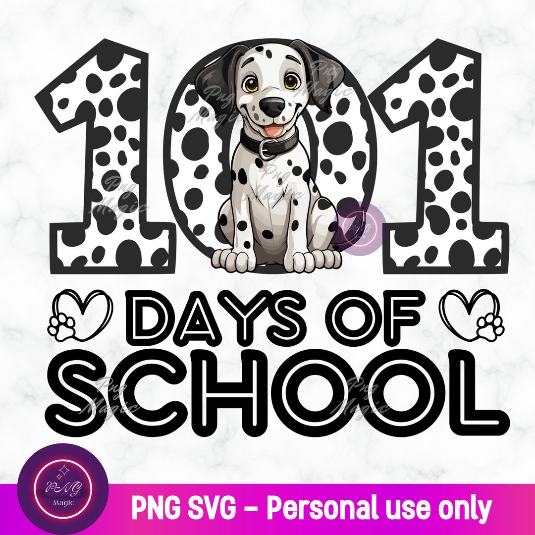 101 Days Smarter PNG 100th Day of School Graphic Digital Download ...
