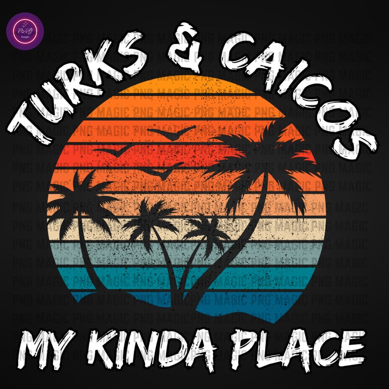Turks and Caicos PNG SVG Caribbean Island Tropical Vacation Beach ...