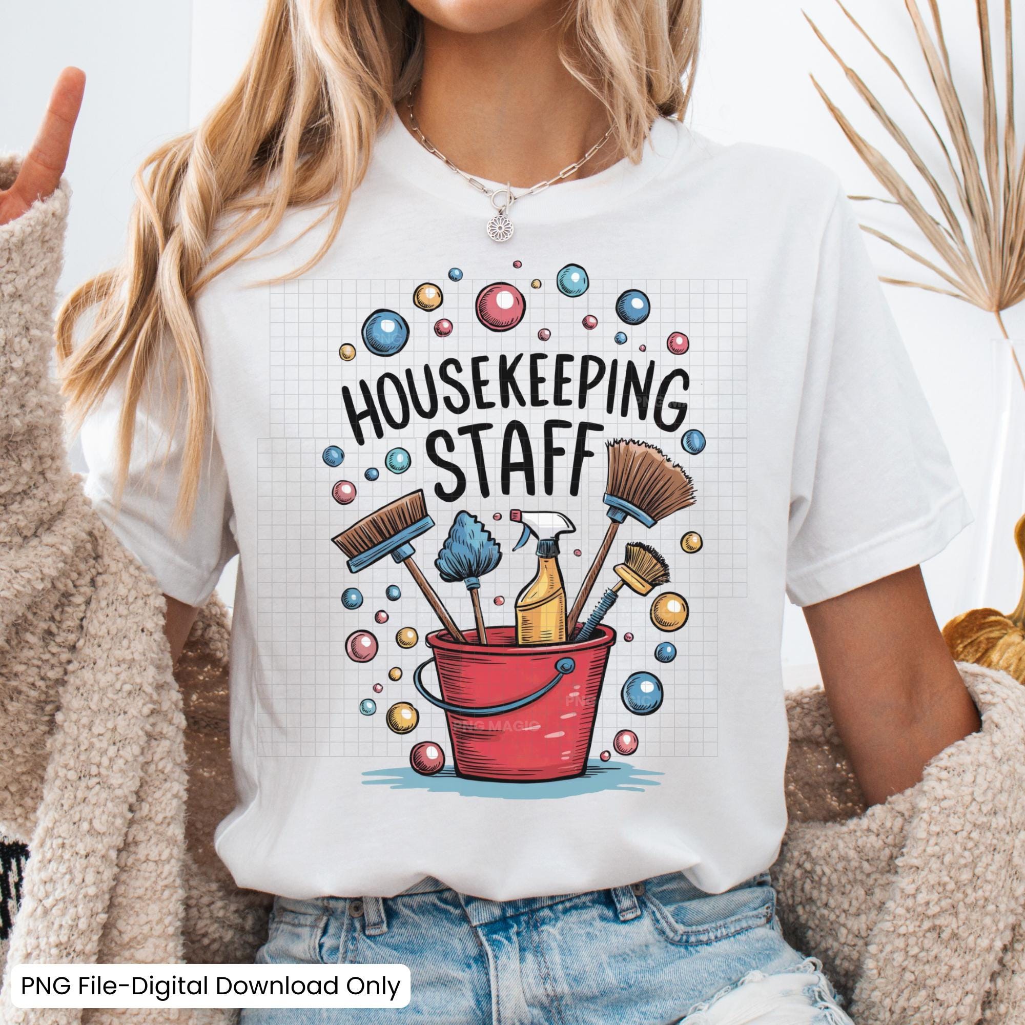 Housekeeping Uniform PNG, Maid Service Digital Download, Janitorial ...