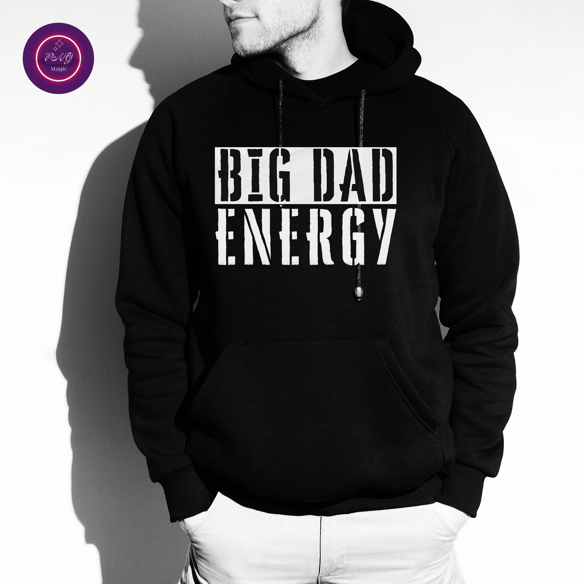 Big Dad Energy SVG PNG Dad Strength Quote Powerful Dad Father's Day ...