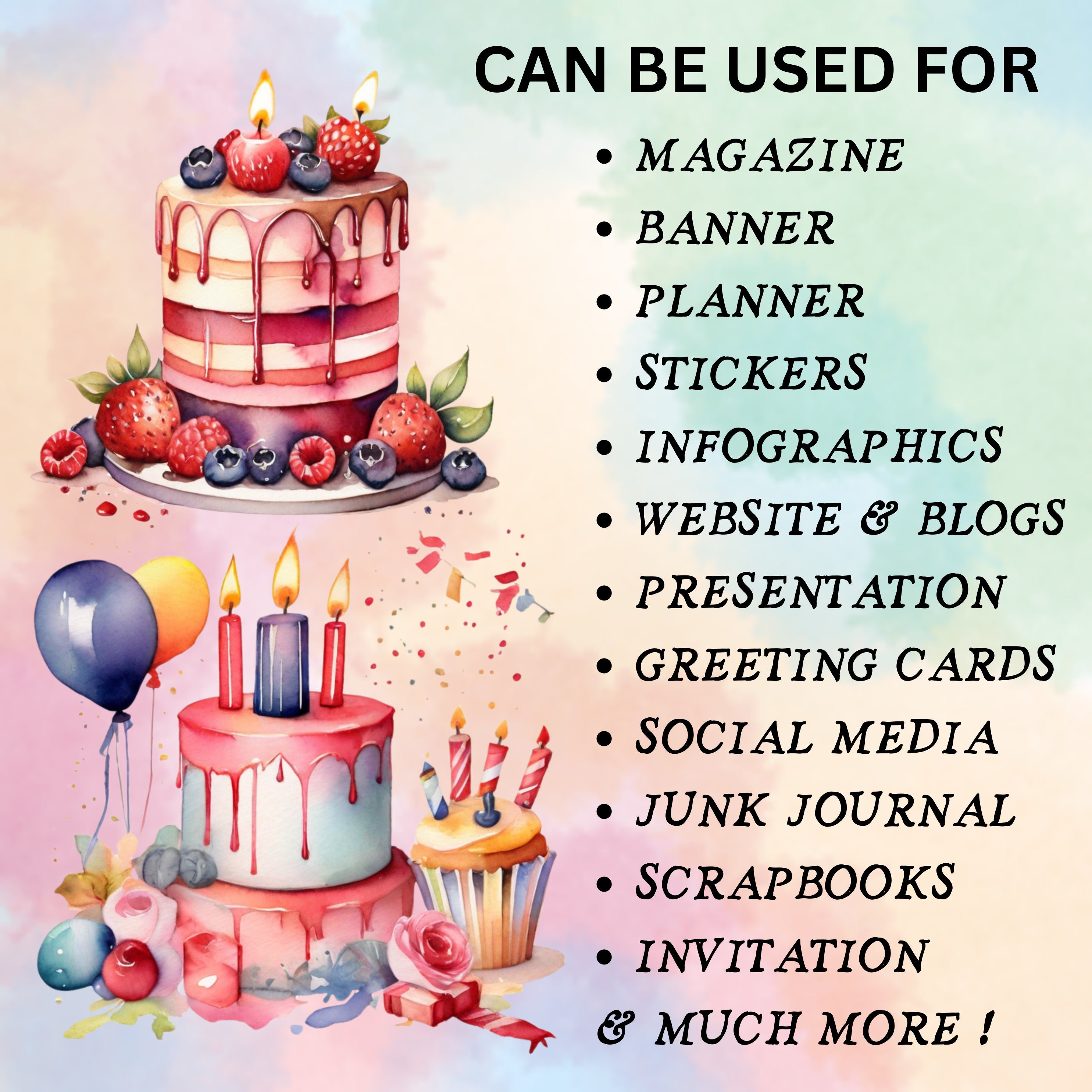 Birthday Party Clipart, Birthday Clipart, Birthday Celebration Clipart ...