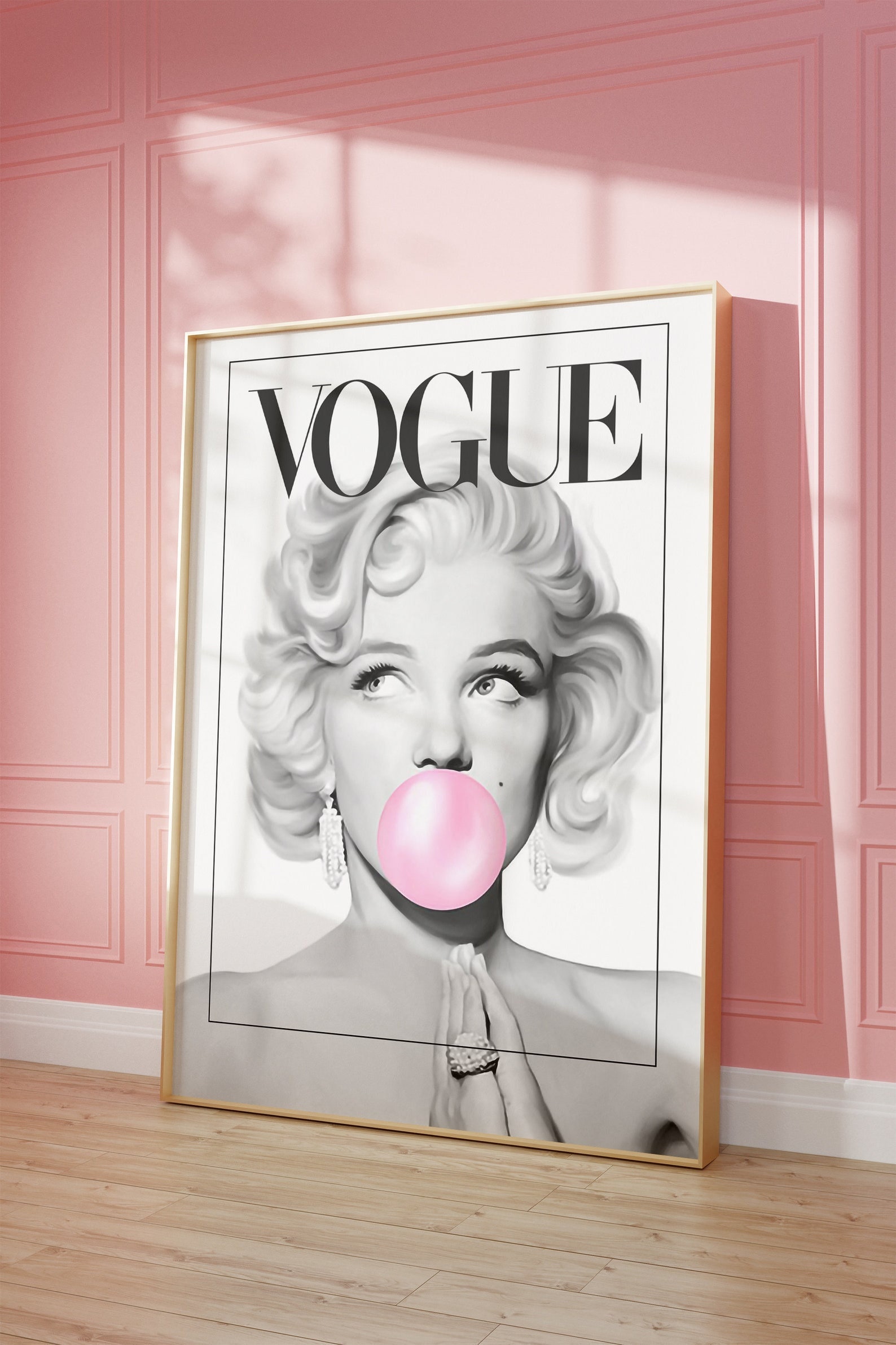 Magazine Cover Posters for Soft Interior Colors, Wall Art Print, Wall ...