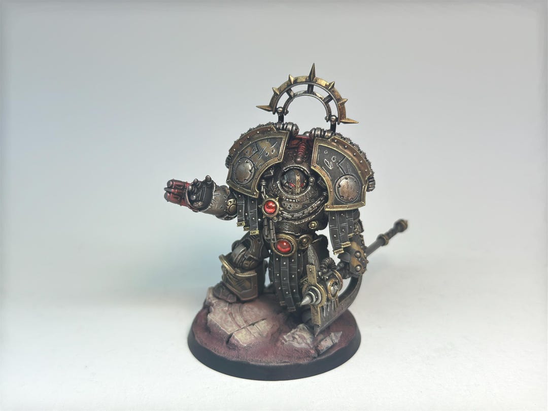Saturnine Praetor | Painted | Warhammer 30k | Iron Warriors - Etsy